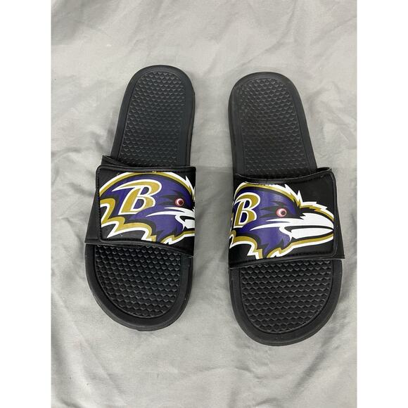 Unbranded | Shoes | Baltimore Raven Slides Men 314 | Poshmark